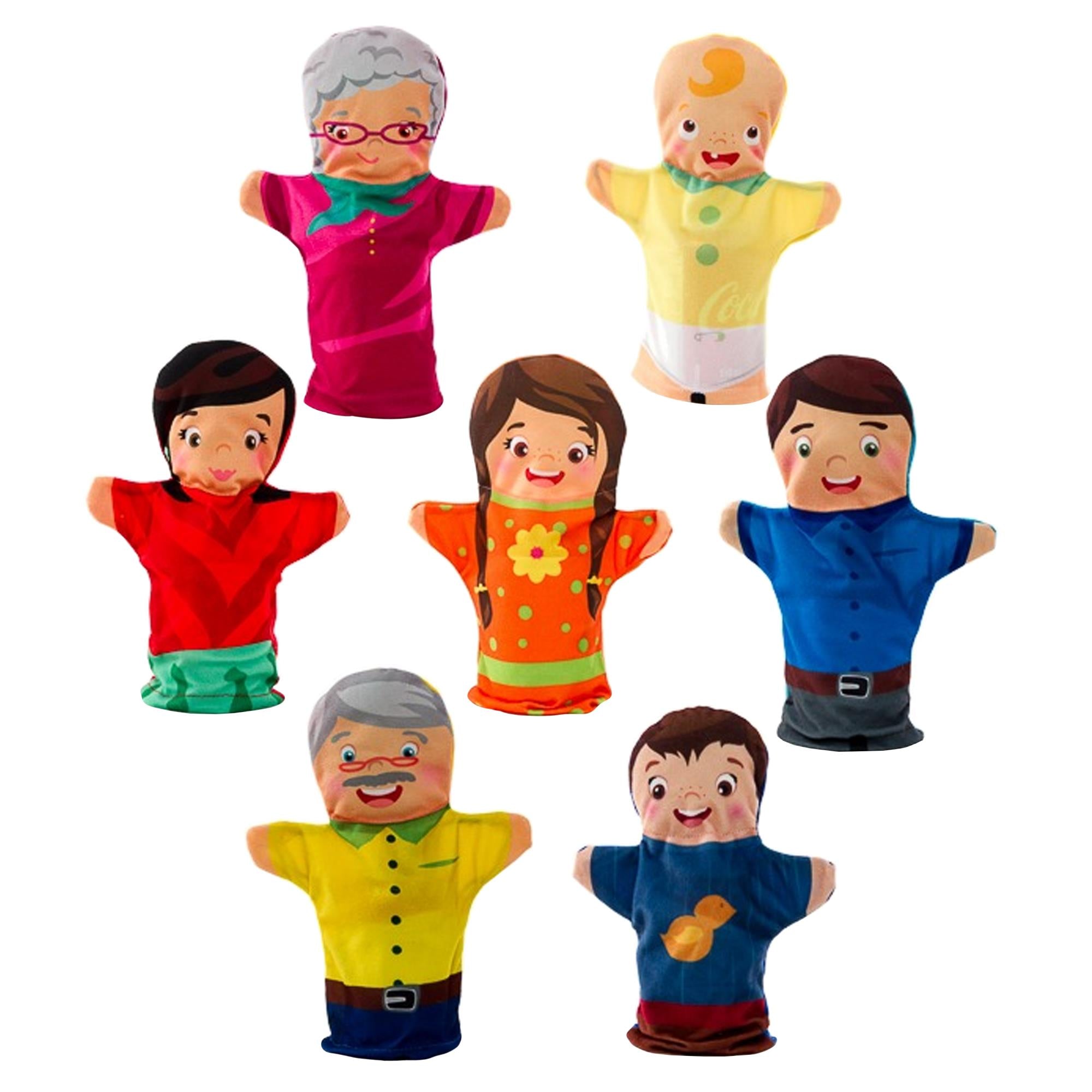 Títeres Familia 7 unidades – Creaplast