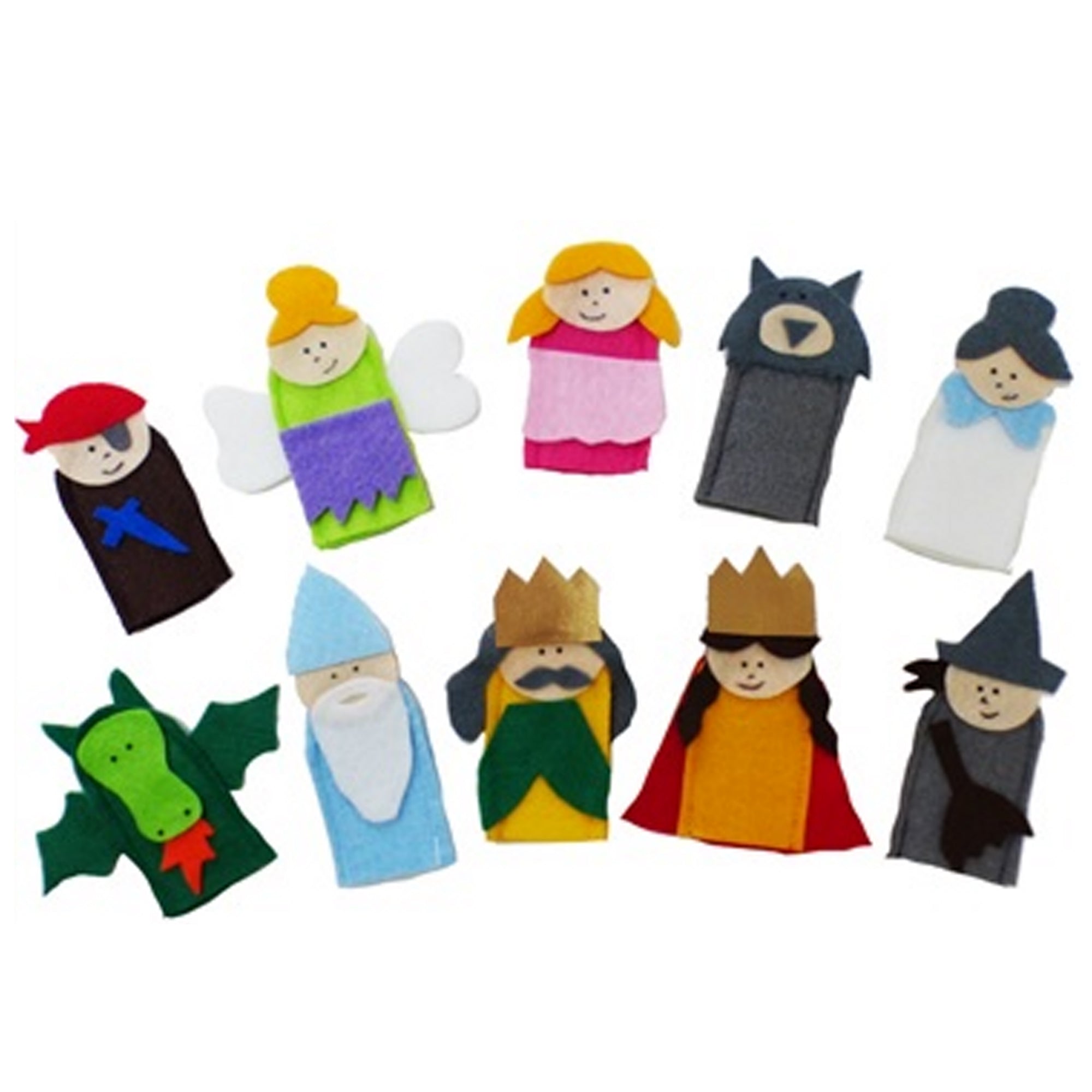 Títeres Dediles Personajes x10 – Creaplast